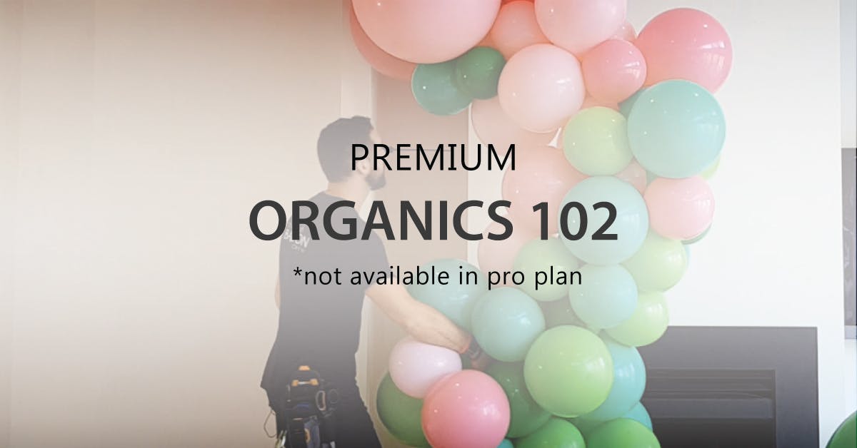 Organics 102 - Basic Framing and Rigging - PREMIUM - Balloon Pro