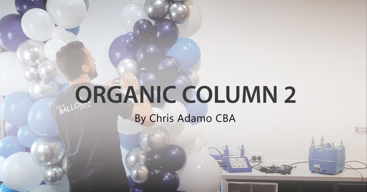 Organic balloon column - Balloon Pro